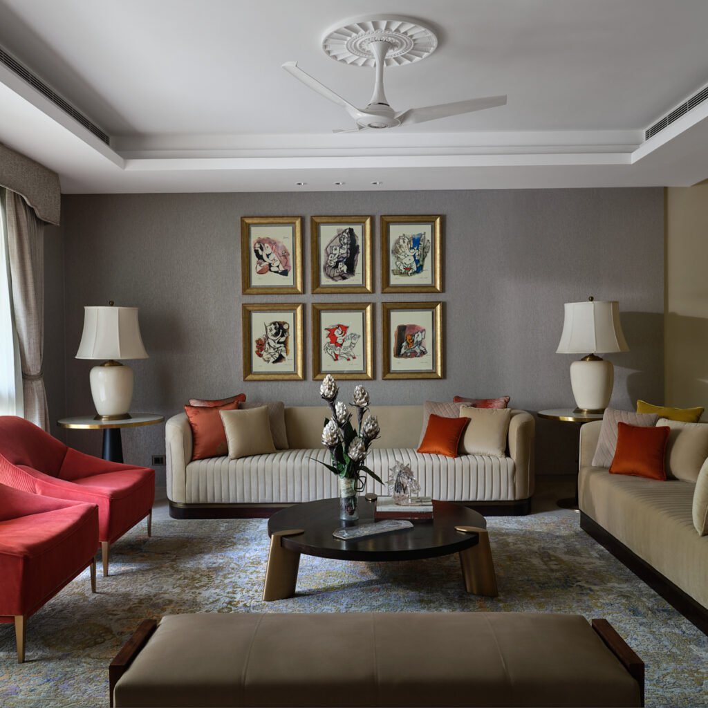 Ar. Sarabjit Singh designs an attractive Villa accentuated with bespoke ...