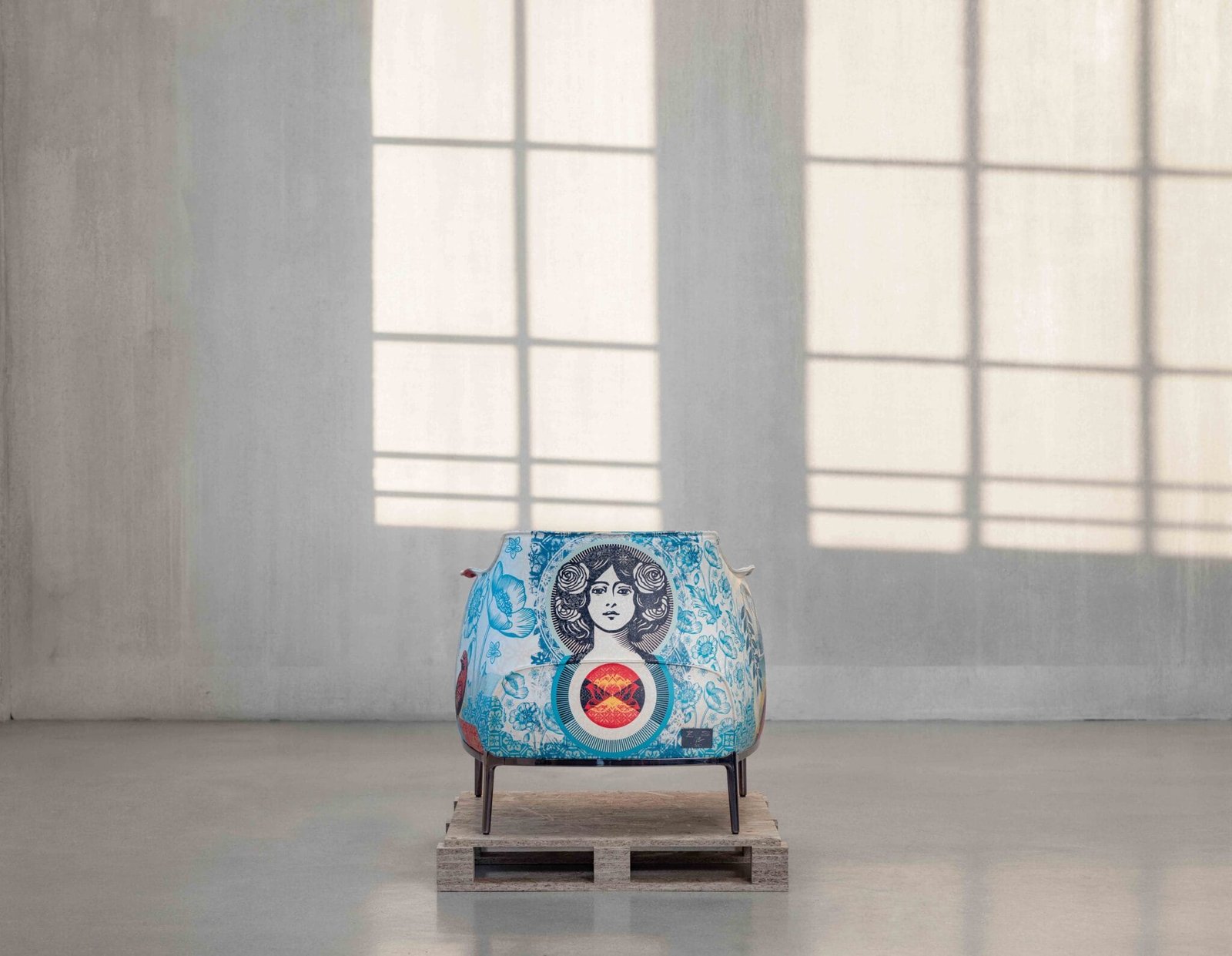 Poltrona Frau & Artist Shepard Fairey Unveil Archibald Delicate Balance ...